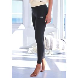 Damen Leggins, Schwarz, Gr. 36/38, Bench. Loungewear, Leggings, Material: Baumwolle