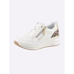 Remonte Damen Sneaker, Wei&szlig;, Gr. 41, Sneakers & Schn&uuml;rer, Material: Glattleder