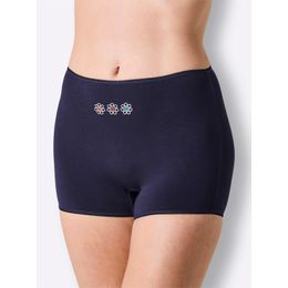 w&auml;schepur w&auml;schepur Damen Panty, marine + marine-bedruckt, Gr&ouml;&szlig;e 38