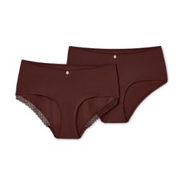 Tchibo - 2 Pantys - Damen - Gr. S - braun