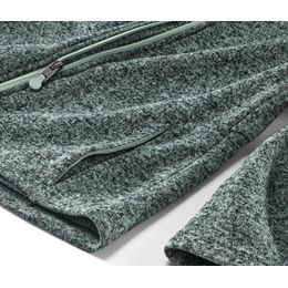 Tchibo - Strickfleece-Jacke - Damen - Gr. XL - dunkelgr&uuml;n