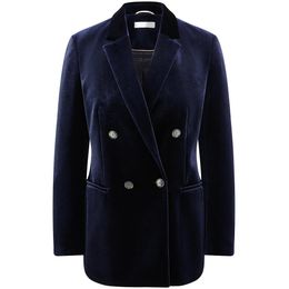Fadenmeister Berlin - Samt-Blazer, blau, Gr. 40 / M