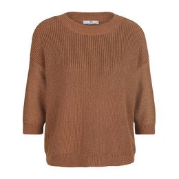 Peter Hahn - Pullover mit 3/4-Arm, braun, Gr. 44 / L - Baumwolle