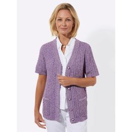Ajourstrickjacke