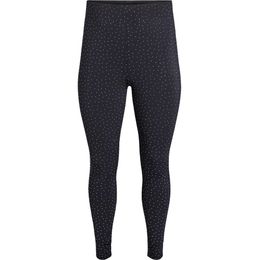 ZIZZI Leggings Damen Gr&ouml;&szlig;e 11XL/12XL schwarz / wei&szlig;