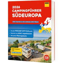 ADAC Campingf&uuml;hrer 2026 inklusive ADAC Campcard Sprache Deutsch f&uuml;r S&uuml;deuropa - Campingf&uuml;hrer