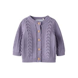 name it Strickjacke Gr&ouml;&szlig;e 74 lavendel