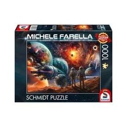 Schmidt Spiele Michele Farella: Kosmische Farbenpracht - Reise ins Weltall, Puzzle 1000 Teile