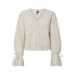 Pieces Strickjacke 'PCSMILLA ' Damen Gr&ouml;&szlig;e M beige