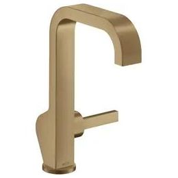 Hansgrohe AXOR Citterio Einhebel-Waschtischmischer 190, ohne Ablaufgarnitur, Ausladung 171mm, 39037140, Farbe: Brushed Bronze