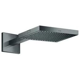 Hansgrohe AXOR Starck ShowerCollection 24 x 24 1jet Kopfbrause mit Brausearm, 10925330, Farbe: Polished Black Chrome