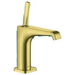 Hansgrohe AXOR Citterio E Einhebel Waschtischmischer 125 ohne Zugstange-Ablaufgarnitur, 36101950, Farbe: Brushed Brass