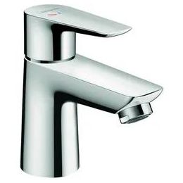 Hansgrohe Talis E Einhebel- Waschtischmischer 80, CoolStart, Zugstangen-Ablaufgarnitur, Ausladung 96mm, 71703000