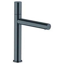 Hansgrohe AXOR Uno Einhebel-Waschtischmischer 200, Zerogriff, ohne Ablaufgarnitur, Ausladung 198mm, 45003340, Farbe: Brushed Black Chrome