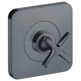 Hansgrohe AXOR Citterio E Abstellventil Unterputz 12 x 12, 36771340, Farbe: Brushed Black Chrome