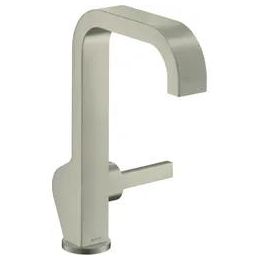 Hansgrohe AXOR Citterio Einhebel-Waschtischmischer 190, ohne Ablaufgarnitur, Ausladung 171mm, 39037820, Farbe: Brushed Nickel