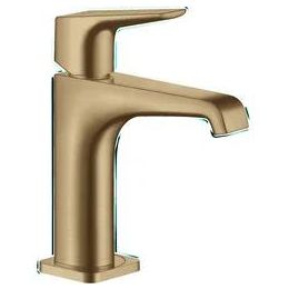 Hansgrohe AXOR Citterio E Einhebel Waschtischmischer 125 mit Hebelgriff ohne Ablaufgarnitur, 36111140, Farbe: Brushed Bronze