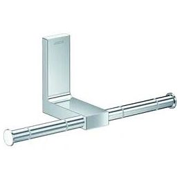Hansgrohe AXOR UNIVERSAL Rectangular Toilettenpapierhalter, Metall, doppelt, 42657000, Farbe: Chrom