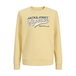 Jack & Jones Jack & Jones Junior Sweatshirt Jungen Gr&ouml;&szlig;e 104 navy / hellgelb / wei&szlig;