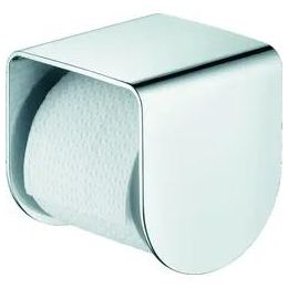 Hansgrohe AXOR UNIVERSAL Accessories Toilettenpapierhalter, softsquare, mit Ablage, 42436000, Farbe: Chrom