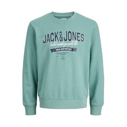 Jack & Jones Jack & Jones Junior Sweatshirt Jungen Gr&ouml;&szlig;e 98 opal / dunkelblau / wei&szlig;