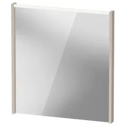 Duravit D-Code Spiegel, LED-Lichtfeld oben, 650x700mm, externer Lichtschalter notwendig, 5 W, DC7076091910000, Farbe: Taupe Matt