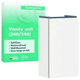 Hansgrohe Xilesa E Waschtischunterschrank f&uuml;r Handwaschbecken, T&uuml;ranschlag links, 340x240x620mm, 54243780, Farbe: Sandbeige Matt