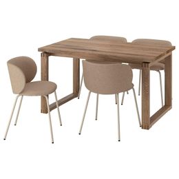 IKEA M&Ouml;RBYL&Aring;NGA / KRYLBO Tisch und 4 St&uuml;hle