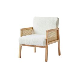 Sessel Borgo wei&szlig; Ma&szlig;e (cm): B: 60 H: 76 Sessel & Hocker > Sessel nach Material > Stoff Sessel &raquo; Sofa DE