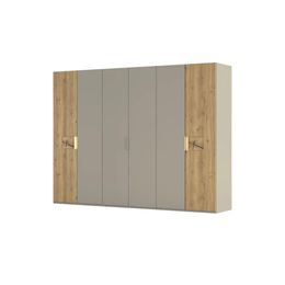 Wohnwert Dreht&uuml;renschrank teilmassiv beige Ma&szlig;e (cm): B: 301 H: 223 T: 61.0 &raquo; M&ouml;bel Kraft