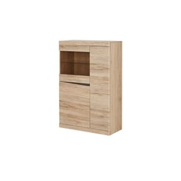 M&ouml;bel Kraft Highboard holzfarben Ma&szlig;e (cm): B: 86 H: 131 T: 40.0 &raquo; M&ouml;bel Kraft