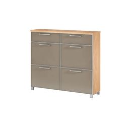 M&ouml;bel Kraft Schuhschrank beige Ma&szlig;e (cm): B: 121 H: 108 T: 31.0 &raquo; M&ouml;bel Kraft