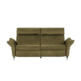 himolla Einzelsofa aus Echtleder 1926 gr&uuml;n Ma&szlig;e (cm): B: 194 H: 94 T: 95.0 &raquo; M&ouml;bel Kraft