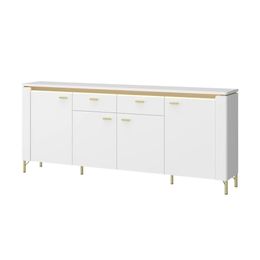 M&ouml;bel Kraft Sideboard mit Softclose wei&szlig; Ma&szlig;e (cm): B: 200,3 H: 87,3 T: 40.0 &raquo; M&ouml;bel Kraft