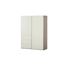 M&ouml;bel Kraft Schwebet&uuml;renschrank 2-t&uuml;rig Mitta beige Ma&szlig;e (cm): B: 165 H: 217 T: 67.0 &raquo; M&ouml;bel Kraft