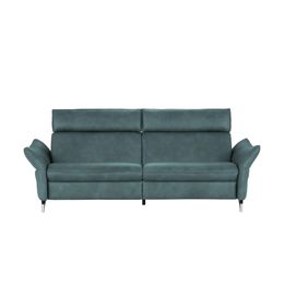 himolla Einzelsofa aus Echtleder 1926 blau Ma&szlig;e (cm): B: 224 H: 94 T: 95.0 &raquo; M&ouml;bel Kraft
