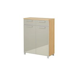M&ouml;bel Kraft Schuhschrank beige Ma&szlig;e (cm): B: 84 H: 108 T: 37.0 &raquo; M&ouml;bel Kraft