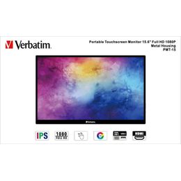 Verbatim Portable PMT-15 Monitor 39,6 cm (15,0 Zoll) schwarz