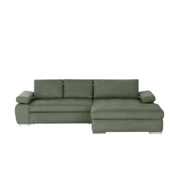 Smart Ecksofa Ibby gr&uuml;n Ma&szlig;e (cm): B: 294 H: 73 T: 173.0 &raquo; M&ouml;bel Kraft