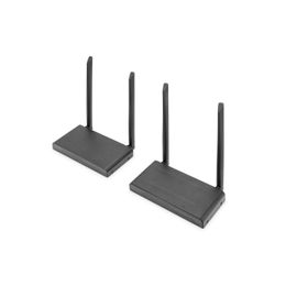 Digitus 4K Wireless HDMI Extender/Splitter Set, 1x4 150 m, 1x TX, 1x RX