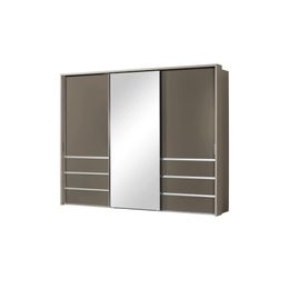 M&ouml;bel Kraft Schwebet&uuml;renschrank 3-t&uuml;rig braun Ma&szlig;e (cm): B: 260 H: 220 T: 67.0 &raquo; M&ouml;bel Kraft