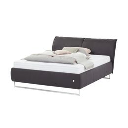 JOOP! Polsterbett Cubic Cushion - grau - Materialmix - 184 cm - 120 cm - M&ouml;bel Kraft