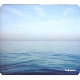 Fellowes Mauspad, Design Blue Ocean, 85 % PCR-Material, B 203 x T 2 x H 228 mm, blau