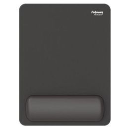 Fellowes Mauspad Breyta XL, mit Handgelenkauflage und Microban&reg;-Schutz, Gummi, L 280 x B 210 x H 17,5 mm, schwarz