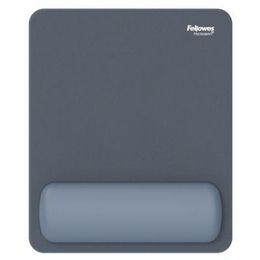 Fellowes Mauspad Breyta, mit Handgelenkauflage und Microban&reg;-Schutz, Gummi, B 200 x T 240 x H 17,5 mm, marineblau