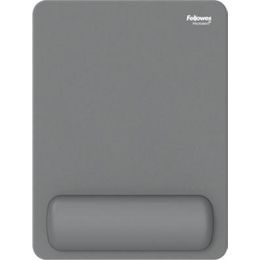 Fellowes Mauspad Breyta XL, mit Handgelenkauflage und Microban&reg;-Schutz, Gummi, L 280 x B 210 x H 17,5 mm, grau