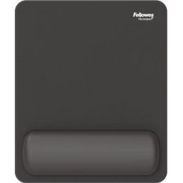 Fellowes Mauspad Breyta, mit Handgelenkauflage und Microban&reg;-Schutz, Gummi, B 200 x T 240 x H 17,5 mm, schwarz