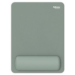 Fellowes Mauspad Breyta XL, mit Handgelenkauflage und Microban&reg;-Schutz, Gummi, L 280 x B 210 x H 17,5 mm, salbeigr&uuml;n