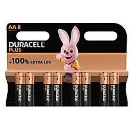 Duracell Batterien Plus Power Boost AA LR6 Alkali 8 St&uuml;ck