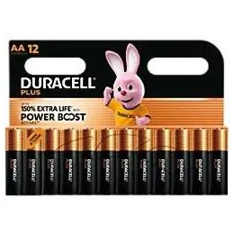Duracell Batterien Plus Power Boost AA LR6 Alkali 12 St&uuml;ck